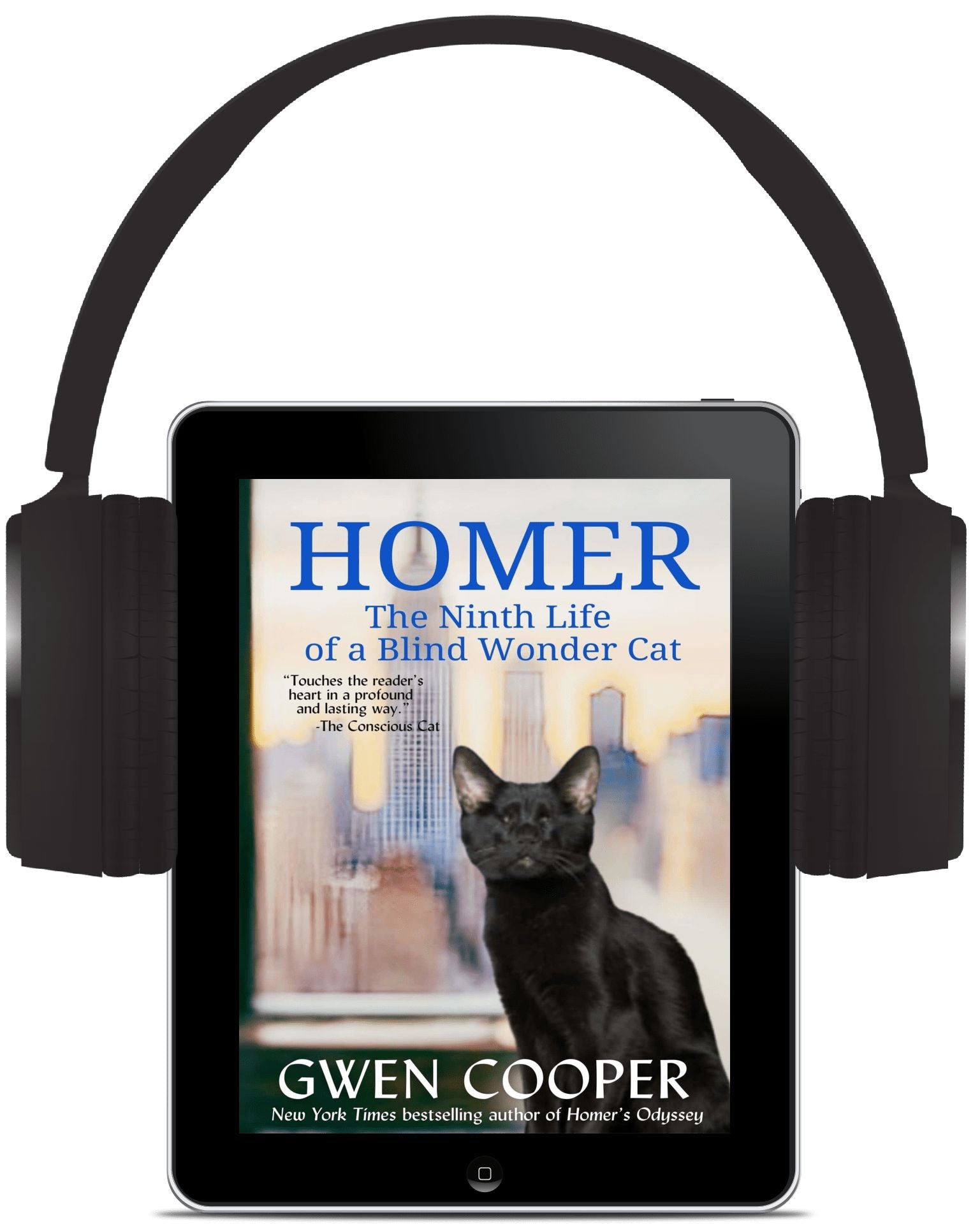 Homer: The Ninth Life of a Blind Wonder Cat Audiobook (Homer Book #2)